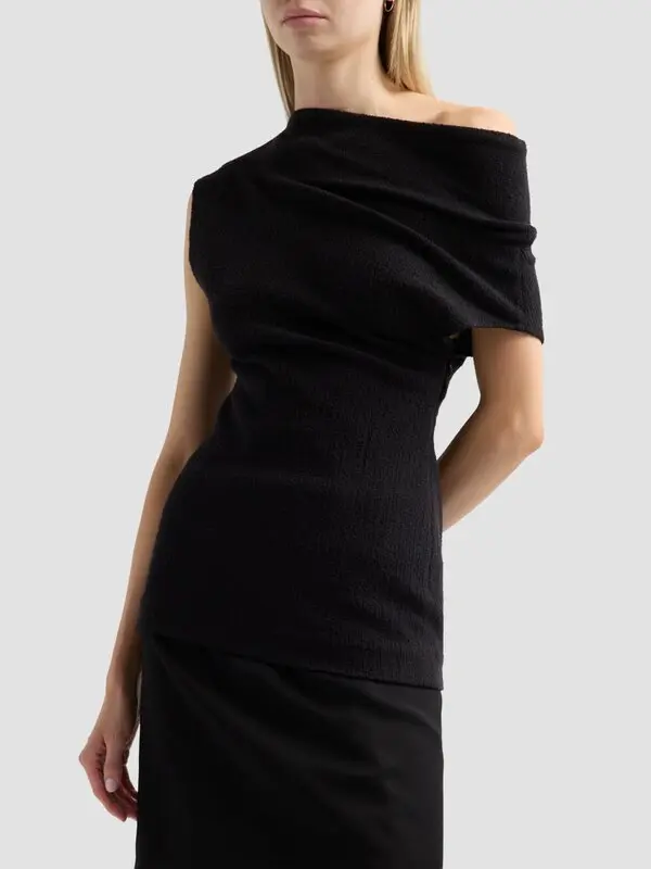 TOTEME Draped One-shoulder Top