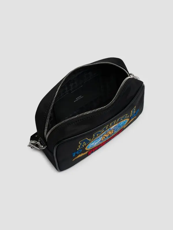Amiri Embroidered Logo Camera Case