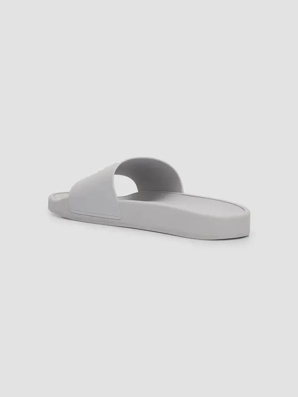 Amiri Ma Logo Pool Slides - Grey