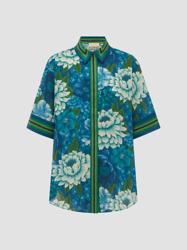 ALEMAIS Margo Floral Cotton Voile Shirt