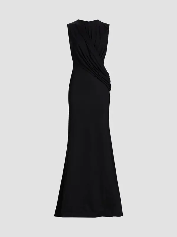 Chiara Boni La Petite Robe Frozy Ruched-bodice Gown