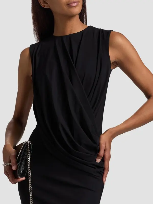 Chiara Boni La Petite Robe Frozy Ruched-bodice Gown