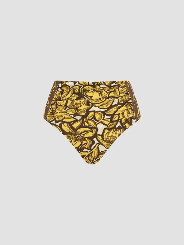 ALEMAIS Mona High-waisted Bikini Bottom - Yellow
