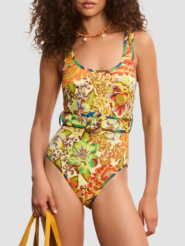 ALEMAIS Charlie Belted One-piece Swimsuit