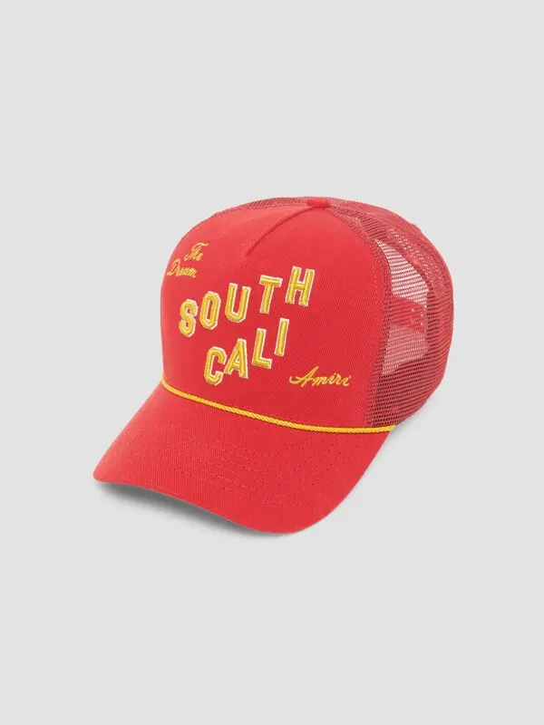 Amiri South Cali Trucker Hat - Ruby