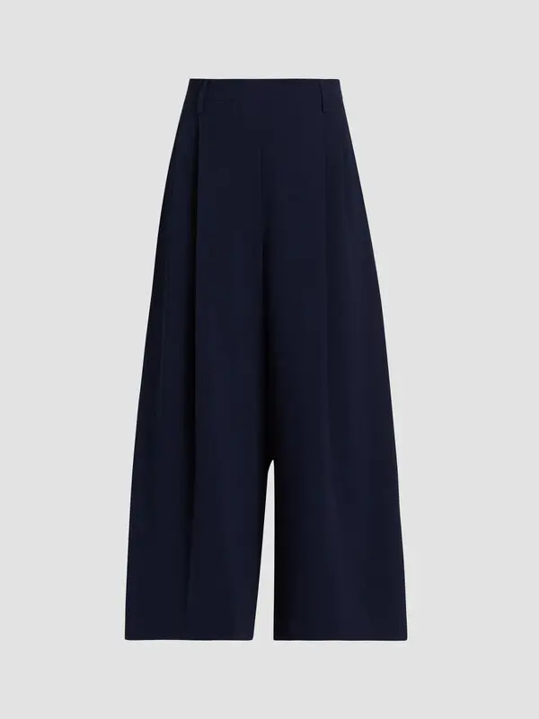 LESET Arielle Pleated Crop Trousers
