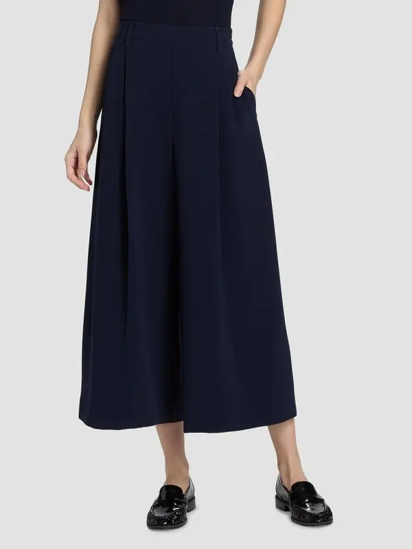 LESET Arielle Pleated Crop Trousers