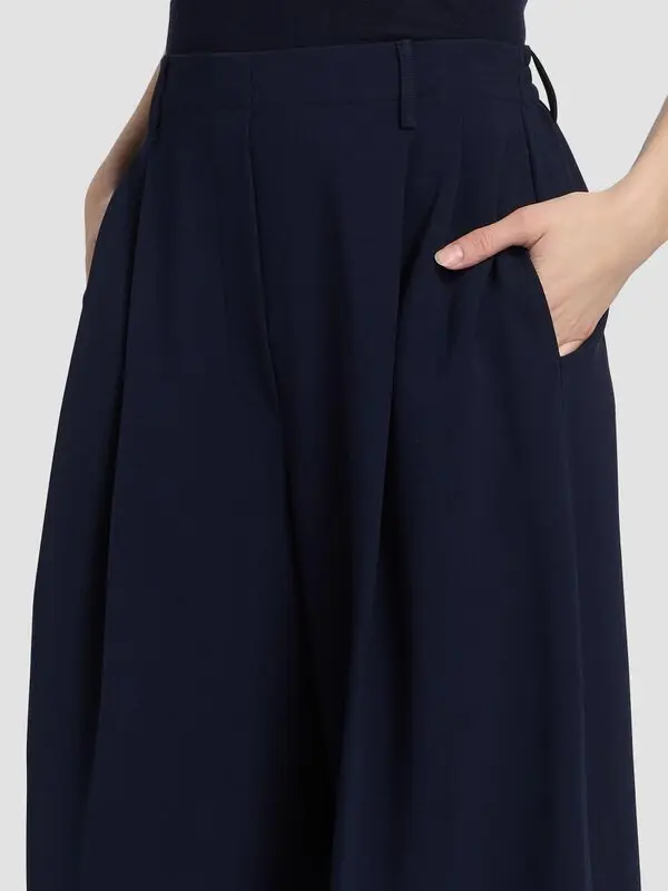LESET Arielle Pleated Crop Trousers