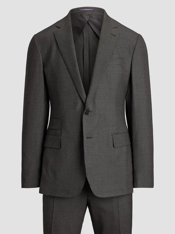 Ralph Lauren Purple Label Kent Hand-tailored Wool Birdseye Suit