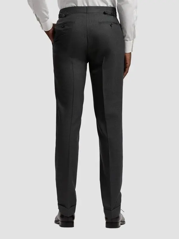 Ralph Lauren Purple Label Kent Hand-tailored Wool Birdseye Suit