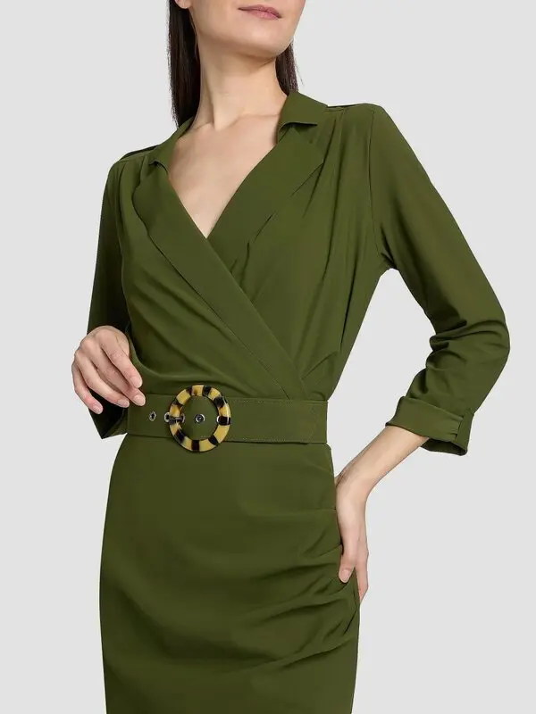 Chiara Boni La Petite Robe Minao Belted Sheath Dress