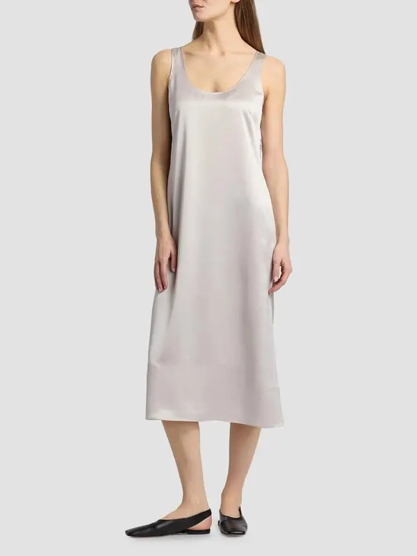 LESET Barb Scoop Midi Dress