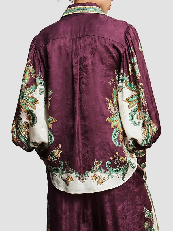 ALEMAIS Ruthie Paisley Shirt