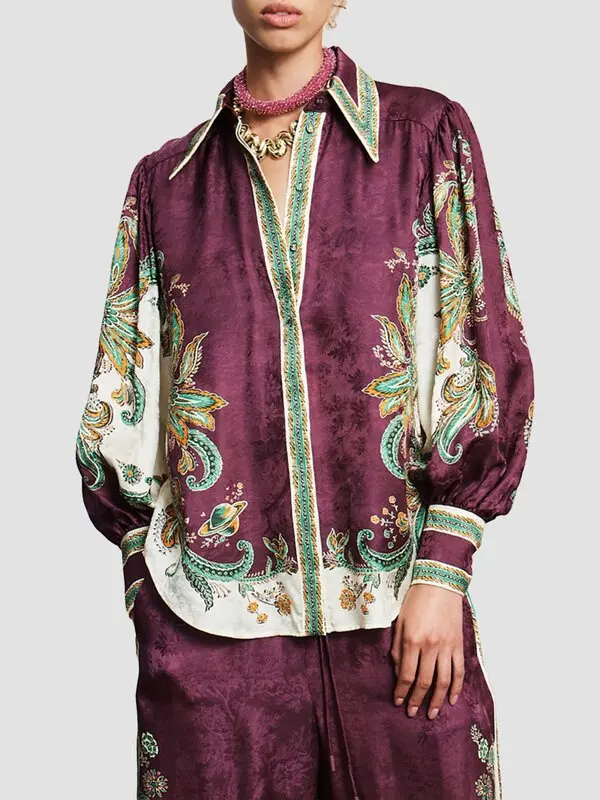 ALEMAIS Ruthie Paisley Shirt