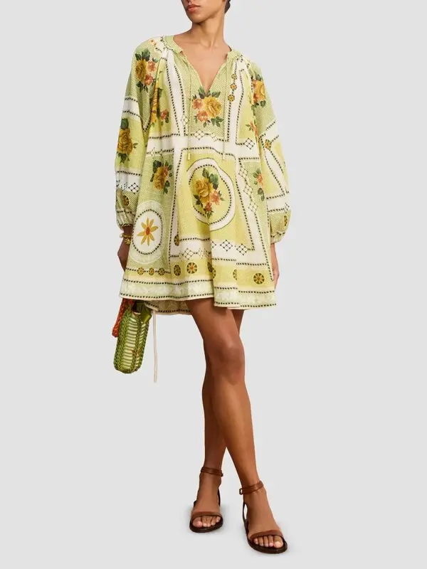 ALEMAIS Dixie Printed Mini Dress