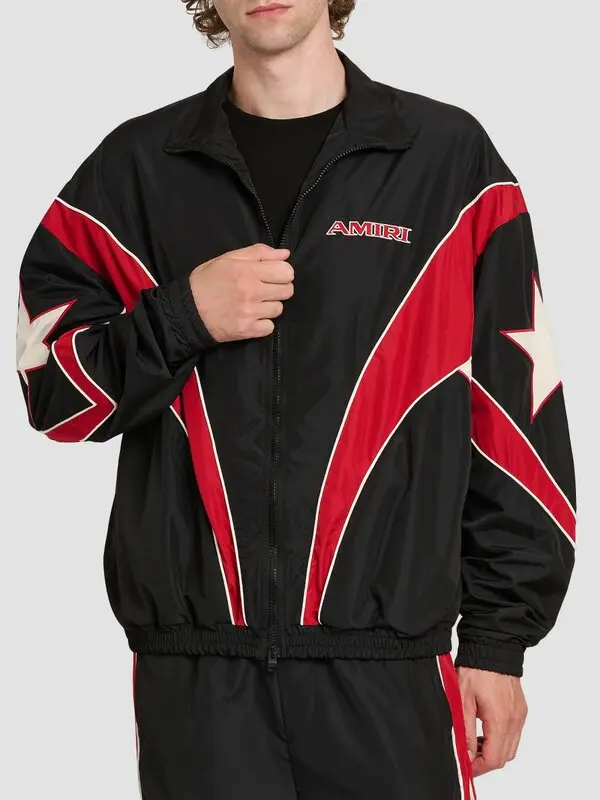 Amiri Sport Appliqué Zip-up Windbreaker