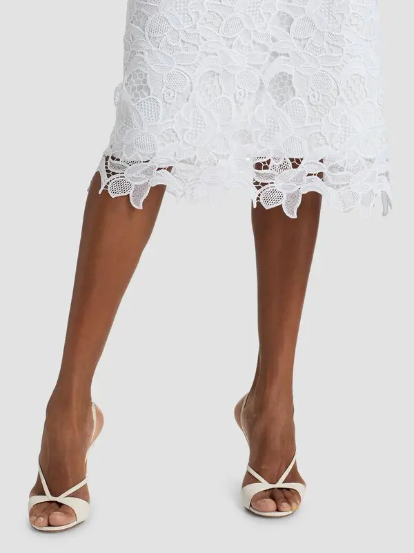 Chiara Boni La Petite Robe Ufide Lace Midi-skirt