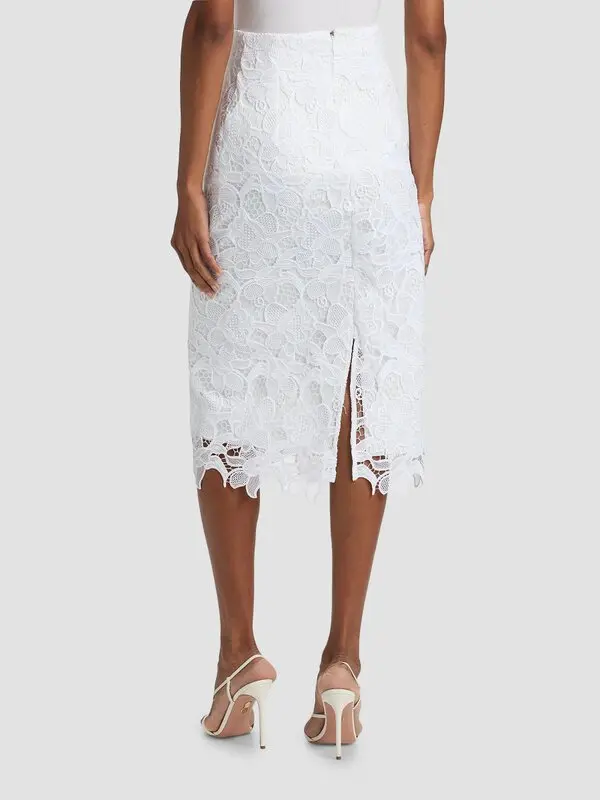 Chiara Boni La Petite Robe Ufide Lace Midi-skirt