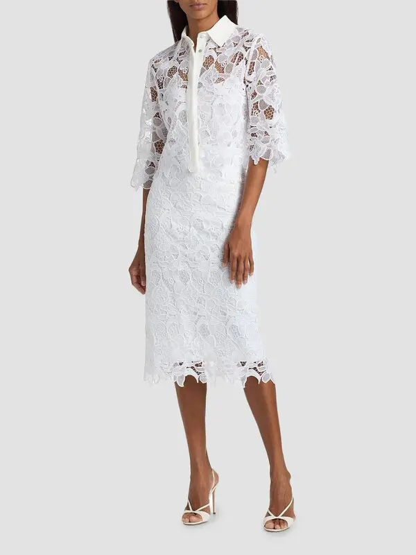 Chiara Boni La Petite Robe Ufide Lace Midi-skirt