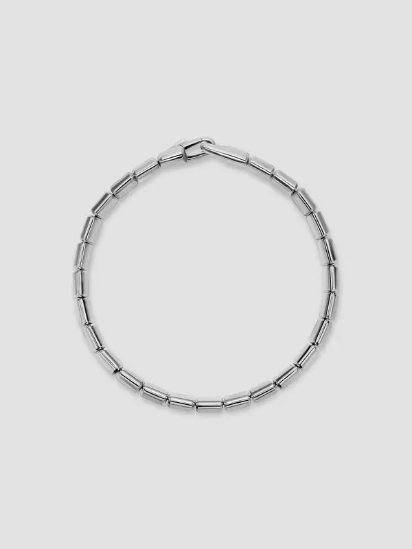 David Yurman Spiritual Beads Flat Bead Bracelet In Sterling 8mm