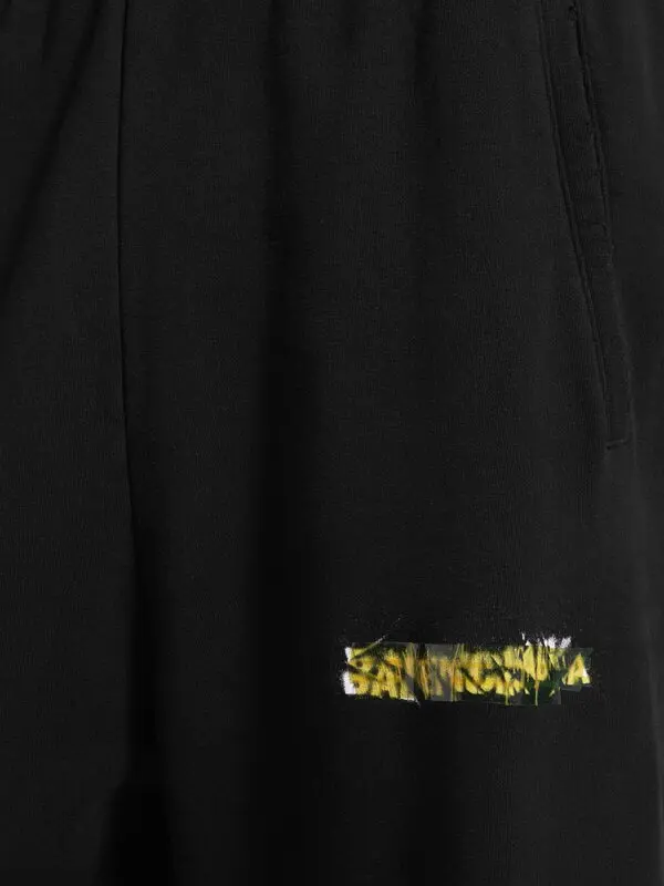 Balenciaga Messy Spray Baggy Sweatpants