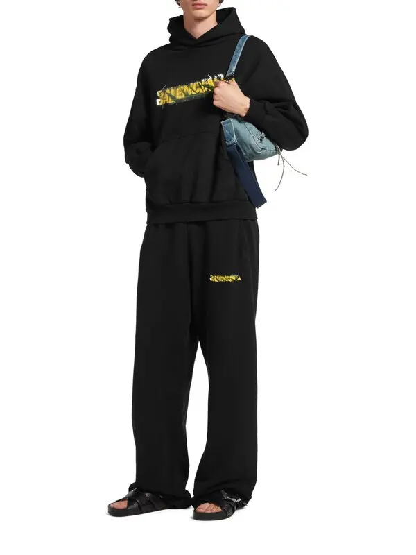 Balenciaga Messy Spray Baggy Sweatpants
