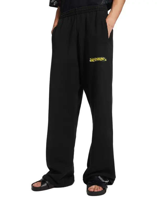 Balenciaga Messy Spray Baggy Sweatpants