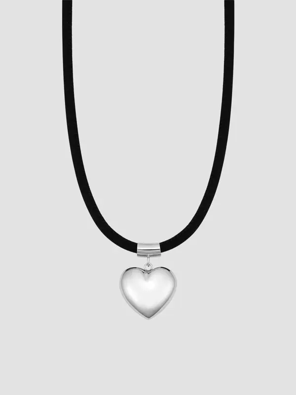 ORADINA Lover Cord Pendant Necklace In Sterling