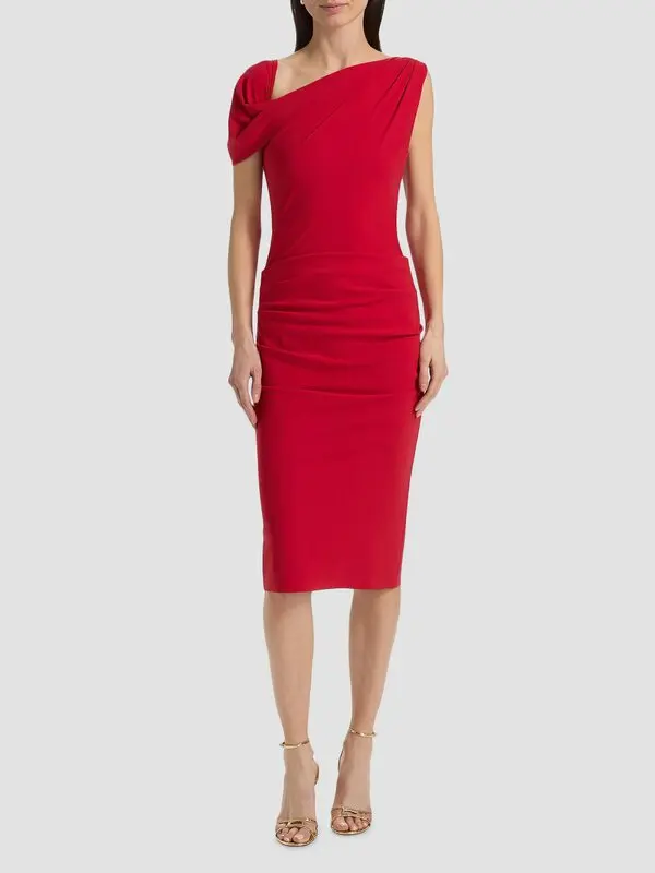 Chiara Boni La Petite Robe Adial One-shoulder Midi-dress