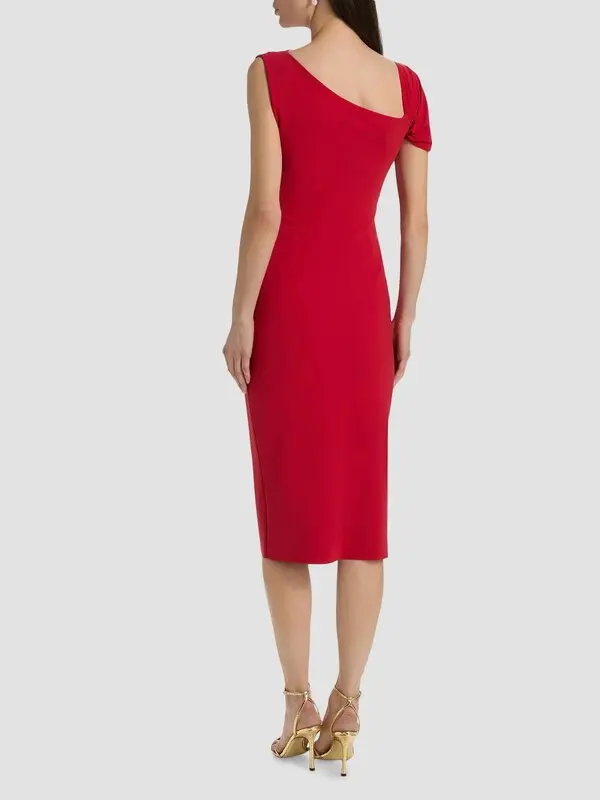 Chiara Boni La Petite Robe Adial One-shoulder Midi-dress