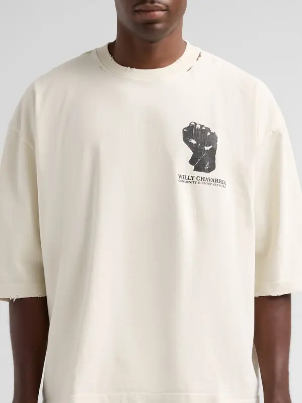 WILLY CHAVARRIA Resist, Persist, Exist Buffalo T-shirt