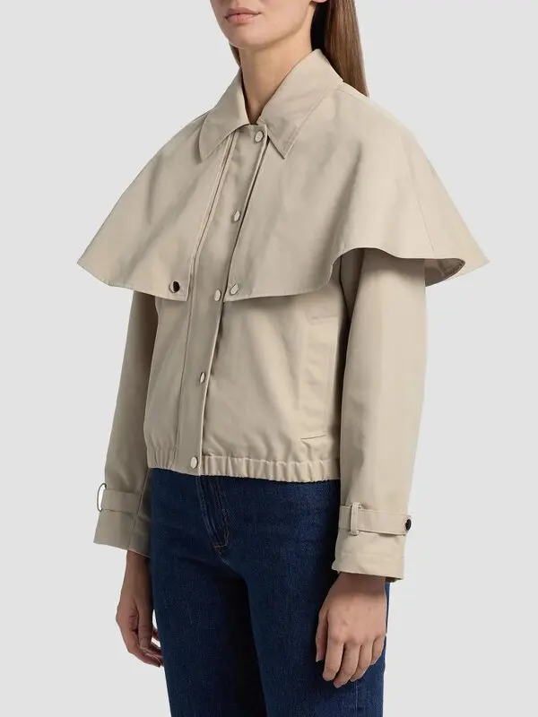 DH New York Lyla Layered Cotton-blend Jacket