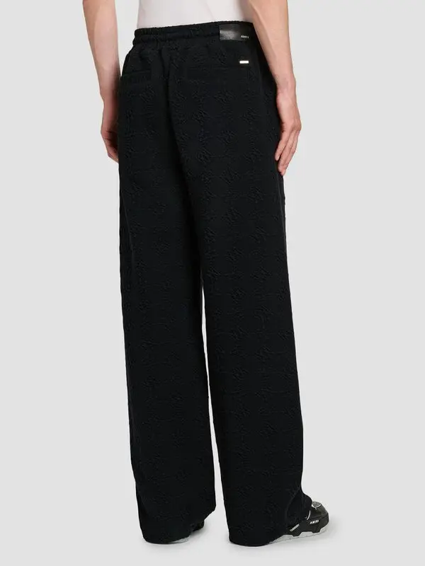 Amiri Ma Quad Jacquard Drawstring Sweatpants