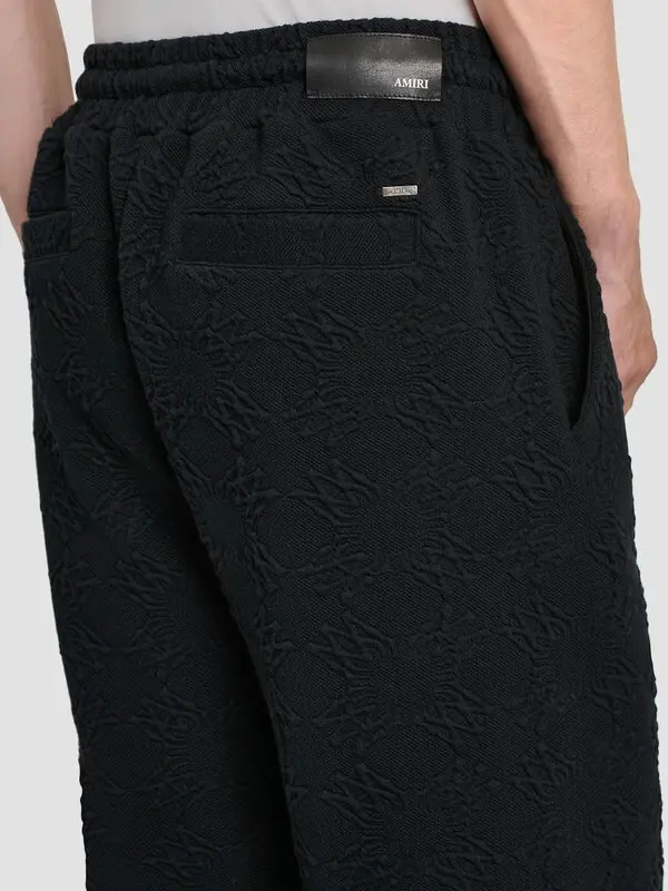 Amiri Ma Quad Jacquard Drawstring Sweatpants