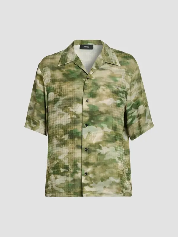 Amiri Ma Quad Camouflage Button-front Shirt