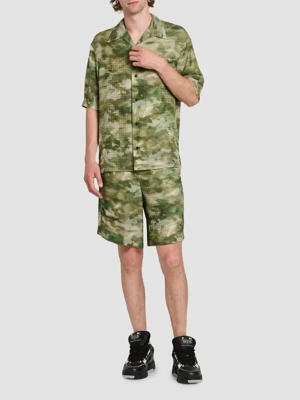 Amiri Ma Quad Camouflage Button-front Shirt