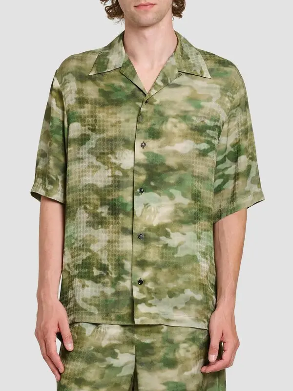 Amiri Ma Quad Camouflage Button-front Shirt