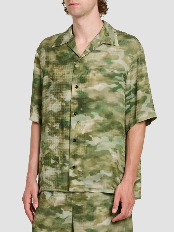 Amiri Ma Quad Camouflage Button-front Shirt