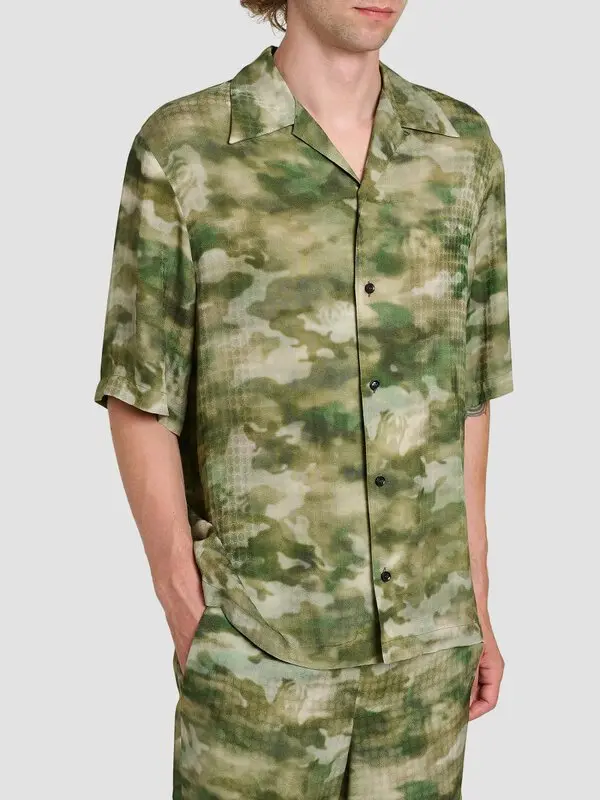 Amiri Ma Quad Camouflage Button-front Shirt