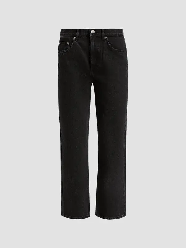 Ksubi Future Memory Pinup Straight-leg Jeans - Black