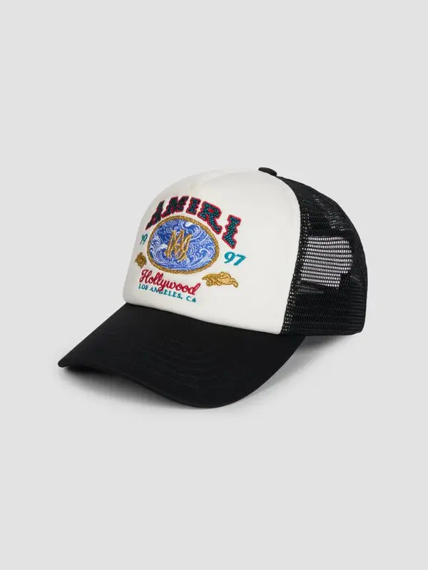 Amiri Wave Foam Trucker Hat - Black