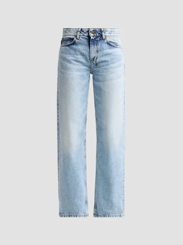 Ksubi Pinup Mid-rise Straight-leg Jeans