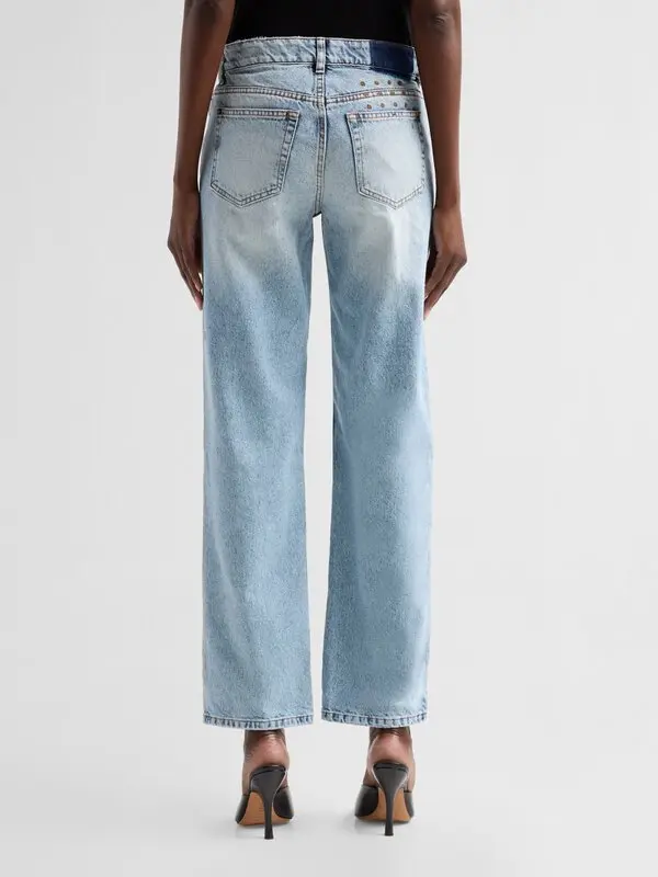 Ksubi Pinup Mid-rise Straight-leg Jeans