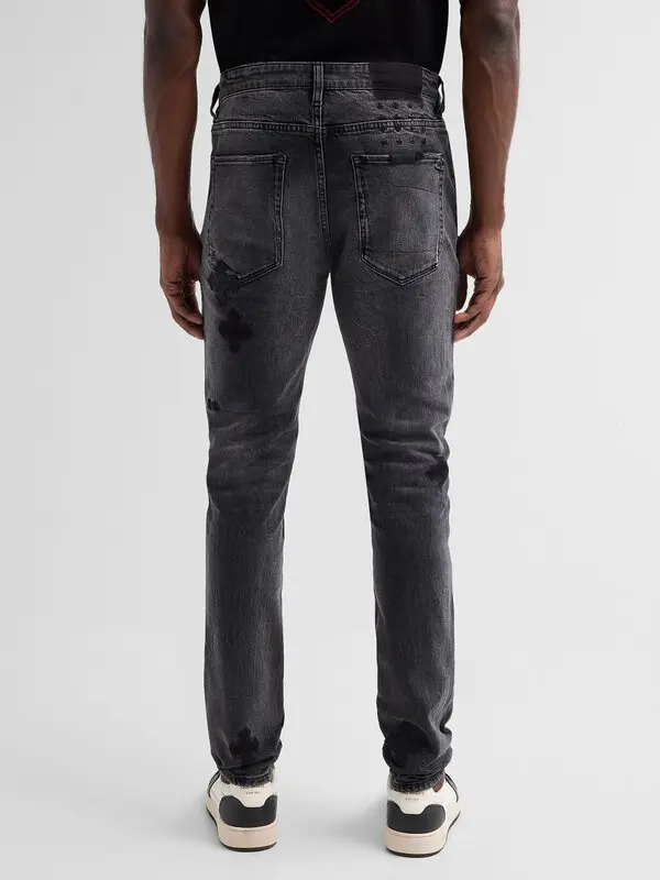 Ksubi Van Winkle Blakk Metal Paise Jeans