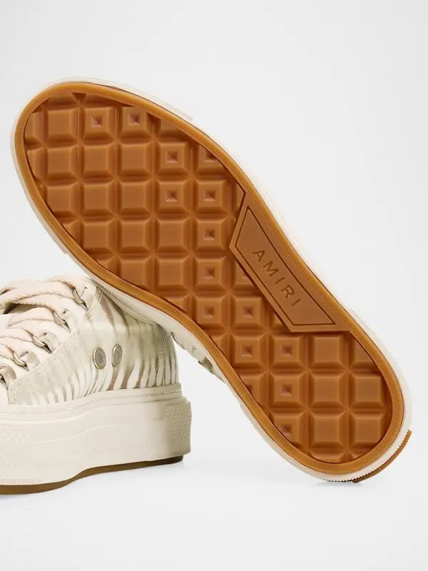Amiri Tie-dye Court Low-top Sneakers