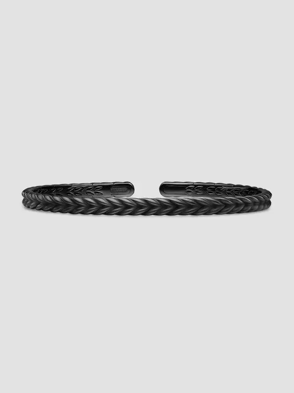 David Yurman Chevron Flex Bracelet In Titanium, 5.2mm