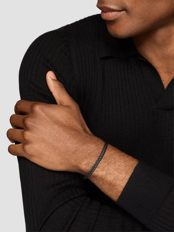David Yurman Chevron Flex Bracelet In Titanium, 5.2mm