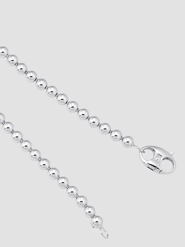 ORADINA Baller Bead Bracelet In Sterling