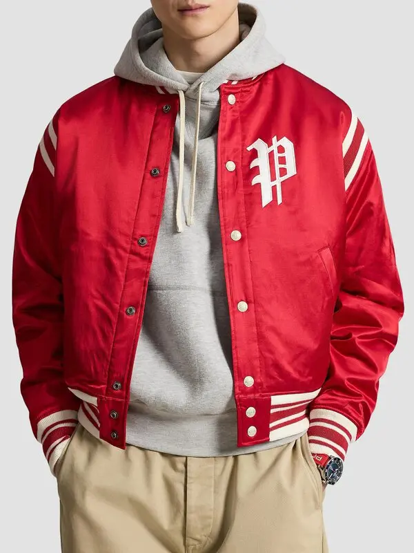 Polo Ralph Lauren Phillies Satin Woven Bomber Jacket