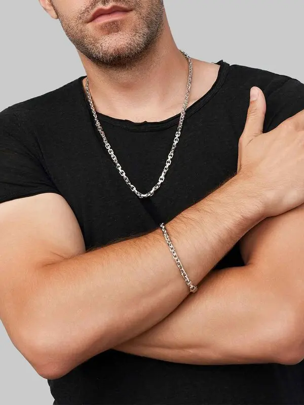 ORADINA Captain Link Bracelet In Sterling